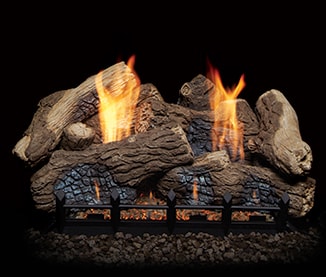 Monessen 18" Berkley Oak 7-Piece Fiber Ceramic Log Set (Logs Only ...